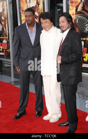 Jackie Chan (left) and Chris Tucker (right) in New Line Cinema's action comedy RUSH HOUR 3 ...