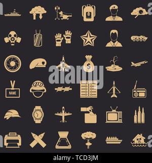 Detachment icons set, simple style Stock Vector Image & Art - Alamy