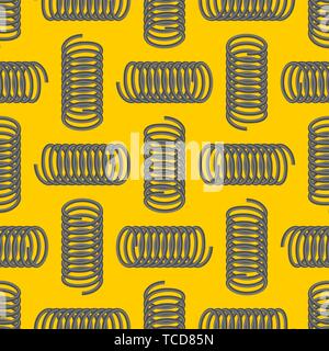 Jump coil pattern seamless vector repeat geometric for any web design ...