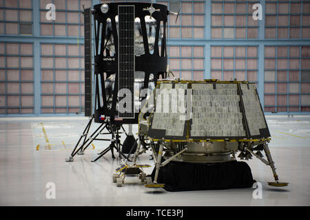 The Nova-C lunar lander from Intuitive Machines designed for the NASA ...
