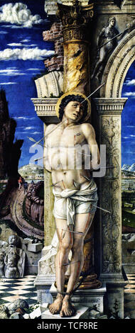 St. Sebastian 1475 by Andrea Mantegna Stock Photo - Alamy