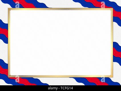 Border made with Cambodia national colors. Template elements for your ...