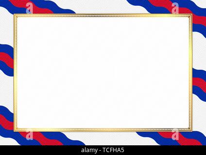 Border made with Cambodia national colors. Template elements for your ...