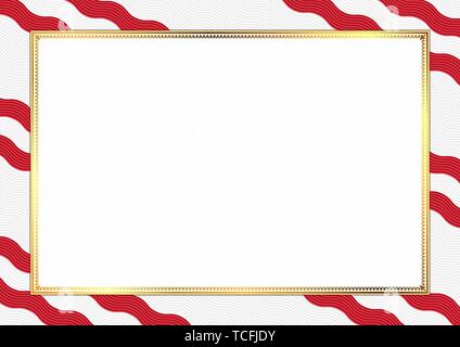 Border made with Peru national colors. Template elements for your ...