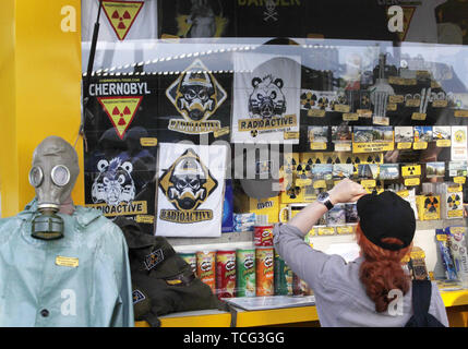 Chernobyl Souvenir Shop Stock Photo - Alamy