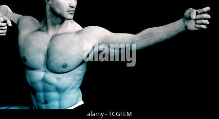 Human Body Presentation Background for Medical Anatomy Art Stock Photo ...