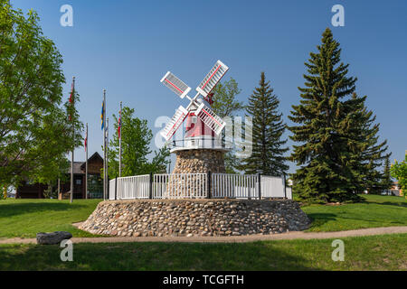 Danish Windmill Scandinavian Heritage Park Minot North Dakota USA Stock ...