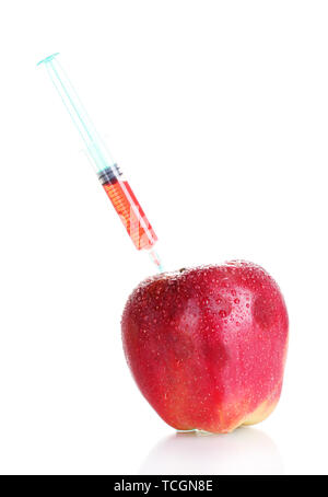 Genetically modified fruit isolated on white Stock Photo - Alamy