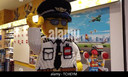 Lego airline pilot Stock Photo - Alamy