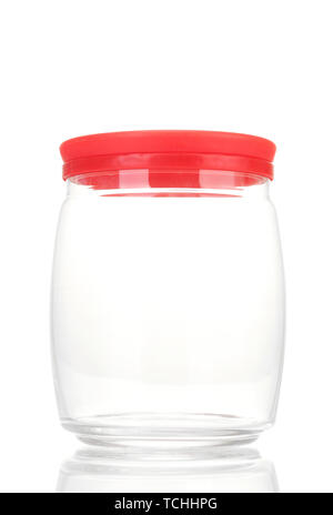bright empty jar isolated on white Stock Photo - Alamy