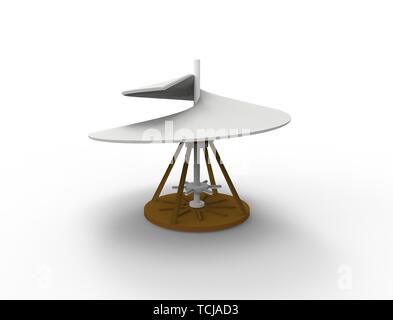 Aerial Screw by Leonardo da Vinci about 1489 Stock Photo - Alamy