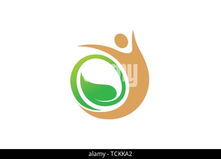 Creative Leaf Eco Seed Body Care Symbol Wellness Vector Logo Design ...