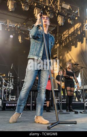 Rob Thomas during the Chip Tooth Tour at Breese Stevens Field on June ...