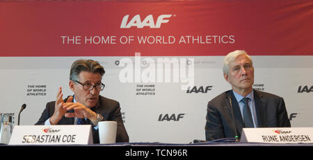 Monaco, Monte Carlo - June 09, 2019: The 217th IAAF Council Meeting ...