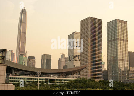 Smog day in Shenzhen city Stock Photo - Alamy