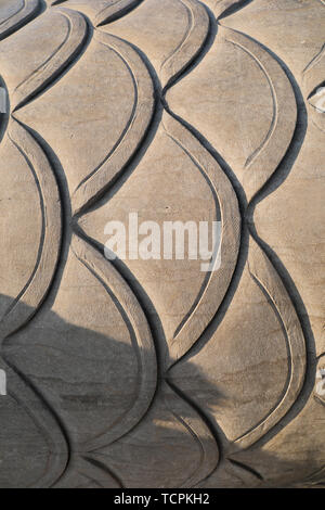 Fish scale sculpture texture Stock Photo - Alamy