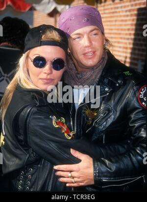 Pam Anderson Brett Michaels, 1994 Photo By John Barrett/PHOTOlink Stock ...