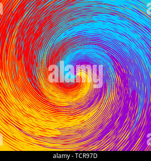 Color line composition distorted vortex abstract background Stock Photo ...