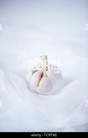 Garlic advertising ideas Stock Photo - Alamy