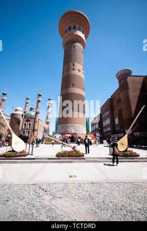 Architecture in Dabaza, Urumqi Stock Photo - Alamy