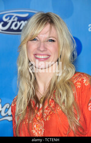 Brooke White American Idol Top 12 Party arrivals held at Wolfgang Puck ...