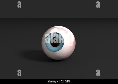 Three-dimensional modeling of human eyeballs Stock Photo - Alamy