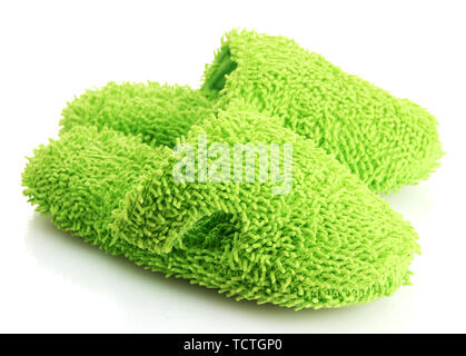 bright slippers, isolated on white Stock Photo - Alamy