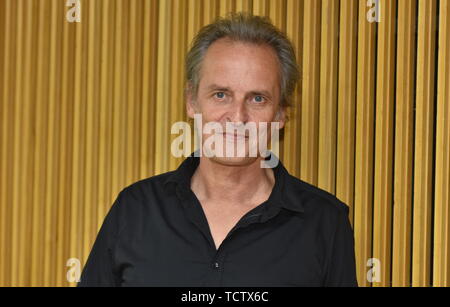 Cologne, Germany. 09th June, 2019. Philosopher Michael Hampe reads and ...