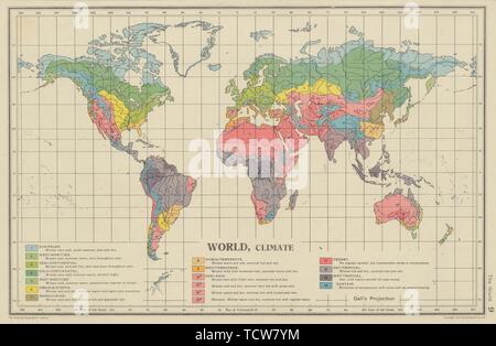 World map of 1947 Stock Photo - Alamy