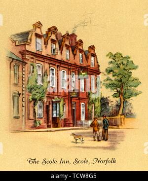 Historic public house Scole Inn Scole Norfolk England Stock Photo - Alamy