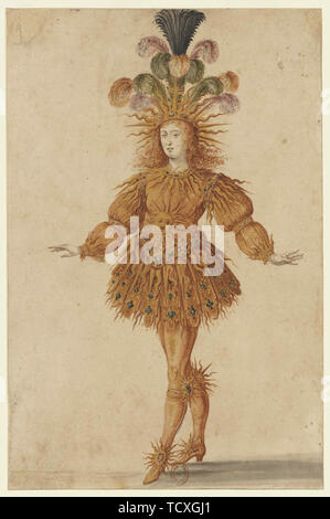 Louis XIV as Apollo in the ballet Noces de Thétis et Pélée in 1654 ...