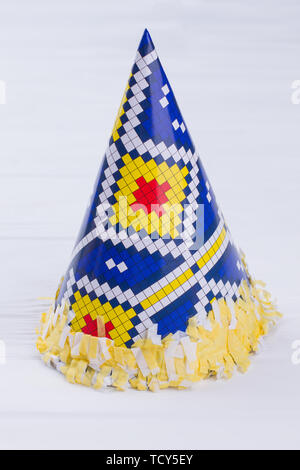 Party cap for Birthday. Cone carton party hat for kids. Paper object ...