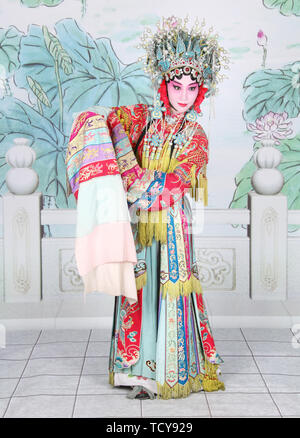 vintage art Portrait of Peking Opera Character during Qing dynasty ...