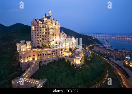Dalian Castle Hotel Stock Photo - Alamy