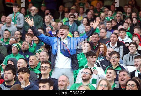Republic of Ireland fans in the stands during the UEFA Euro 2016, Group ...