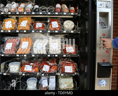 Butcher's Vending Machine Stock Photo - Alamy