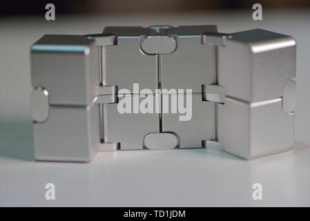 Toy Rubik's Cube still life set for children art design Stock Photo - Alamy