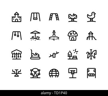 Kid amusement rings icon. Simple illustration of kid amusement rings ...