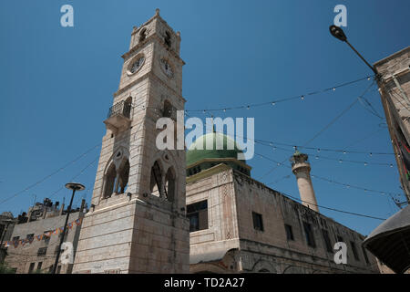 Manara Clock Tower in Nablus Stock Photo - Alamy