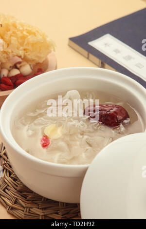 Lotus seed silver ear soup Stock Photo - Alamy