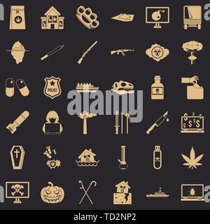 Heartlessness icons set, simple style Stock Vector Image & Art - Alamy