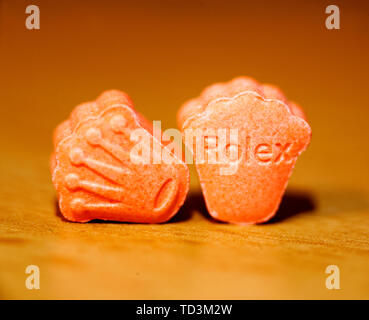 Pils extasy mdma macro background fine art in high quality prints Stock ...
