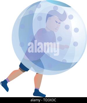 Zorbing vector icon isolated on transparent background, Zorbing ...