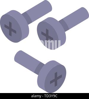 Phillips head screw icon. Cartoon of phillips head screw vector icon ...