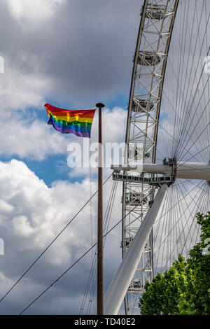 LGBT Pride in London celebrations. Gay men with fabulous bodies posing ...