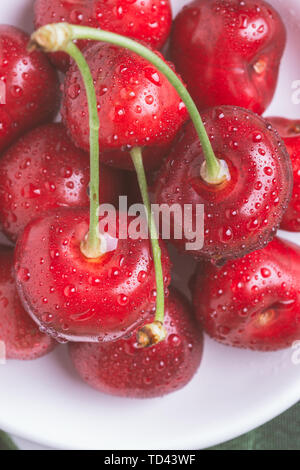 Organic food concept with fresh and ripe pomegranate on rustic ...