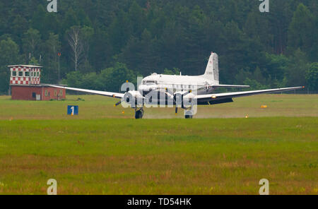 Fassberg, Germany. 12th June, 2019. A historic Douglas DC-3 also known ...