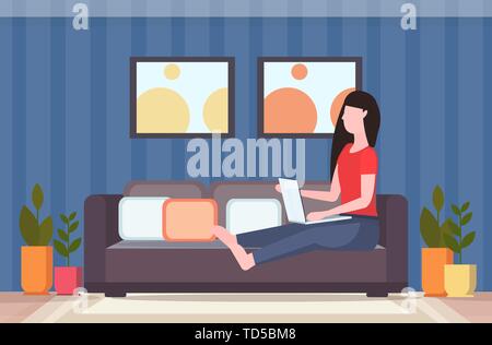 Abstract woman sitting pose on beige label circle. Hand drawn dark blue ...