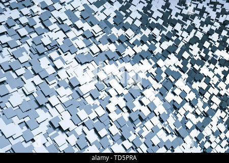 Three-dimensional rendering, flowing piece of paper background Stock ...