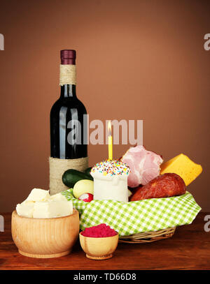 Food concept - Traditional horse meat sausage, top view Stock Photo - Alamy